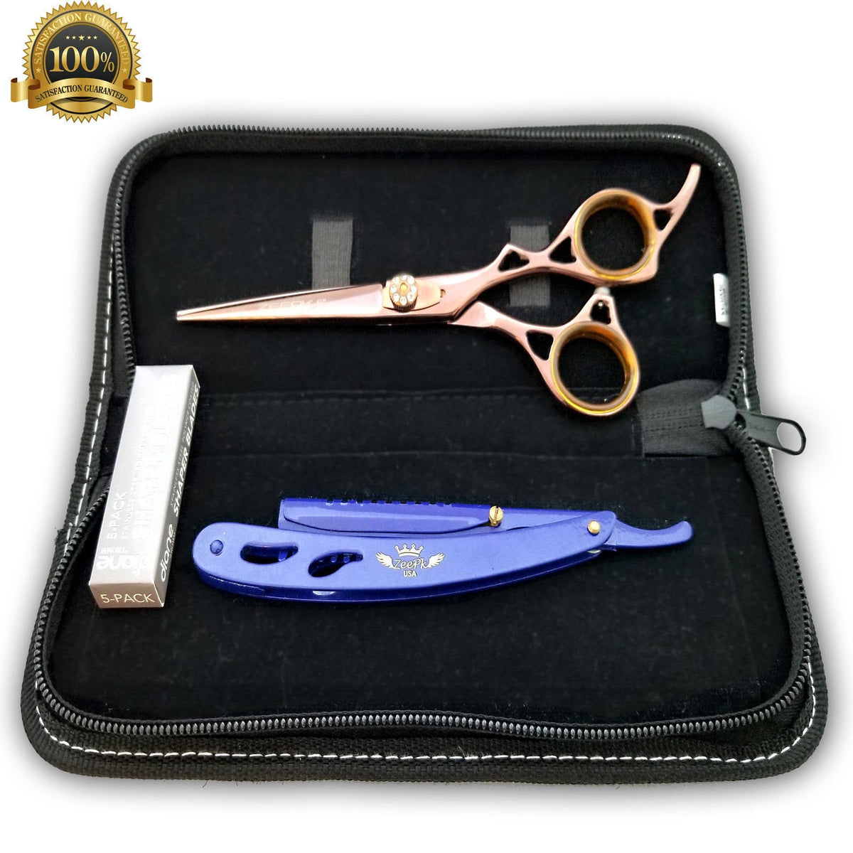 6" Professional Barber Shears Hairdressing Cutting Thinning Scissors R ...